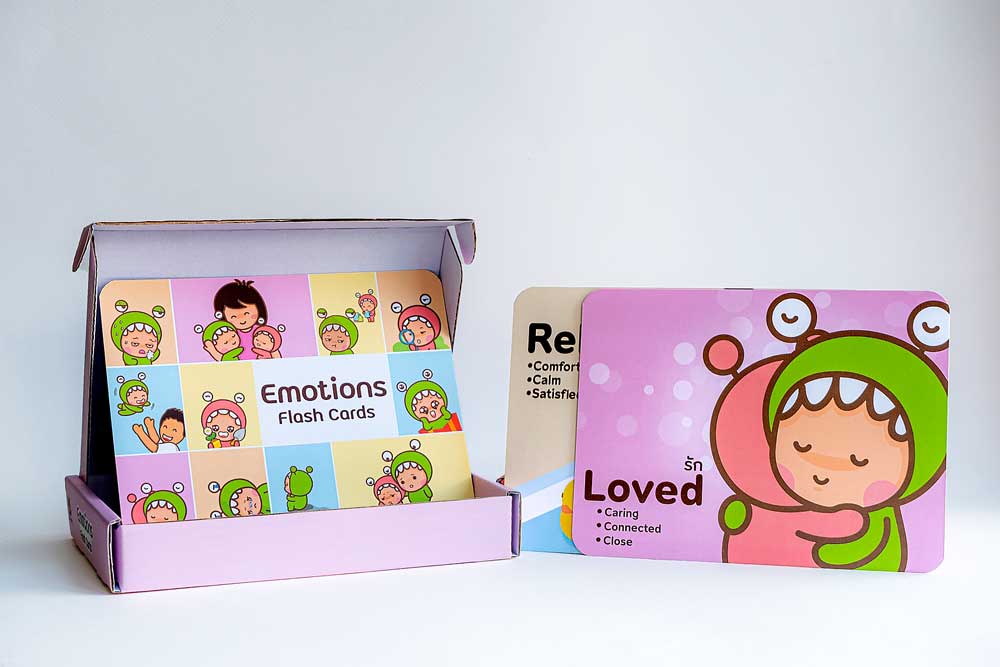 Emotion Flash Card - Little Monster Family