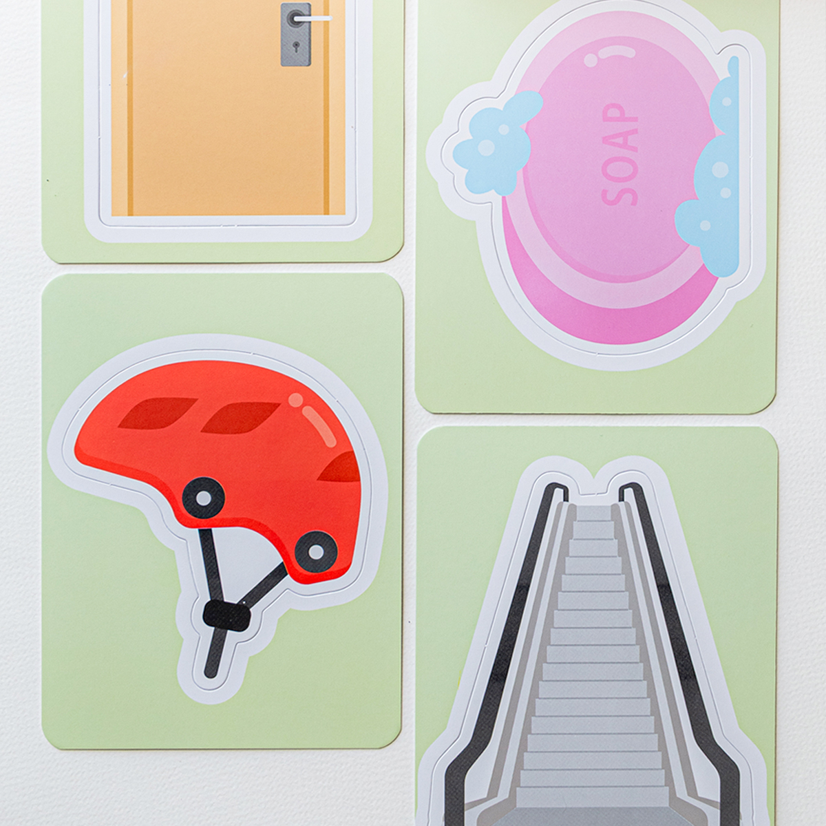 Kids Safety Flash Cards - Little Monster Family